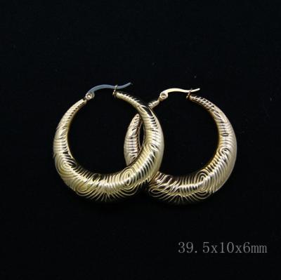 China Classic 316L Stainless Steel Fashion Jewelry Earrings Hoops Earrings LEH83-3 for sale