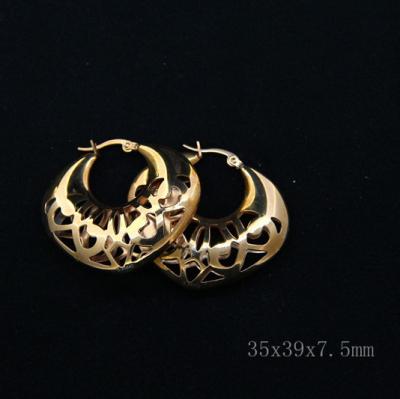 China Classic 316L Stainless Steel Fashion Jewelry Earrings Hoops Earrings LEH81-2 for sale
