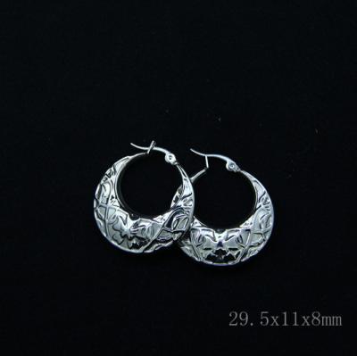 China Classic 316L Stainless Steel Fashion Jewelry Earrings Hoops Earrings LEH82 for sale