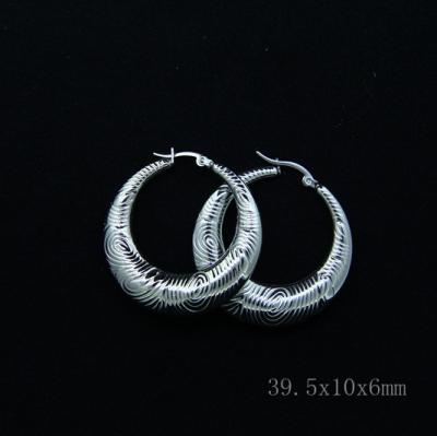 China Classic 316L Stainless Steel Fashion Jewelry Earrings Hoops Earrings LEH83-1 for sale