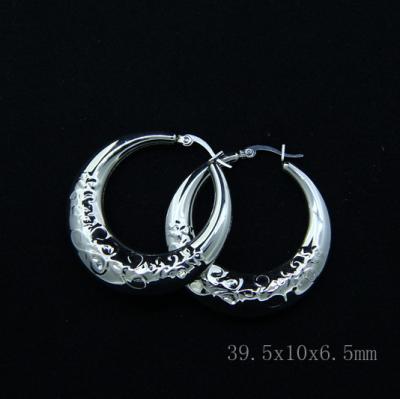 China Classic 316L Stainless Steel Fashion Jewelry Earrings Hoops Earrings LEH88 for sale