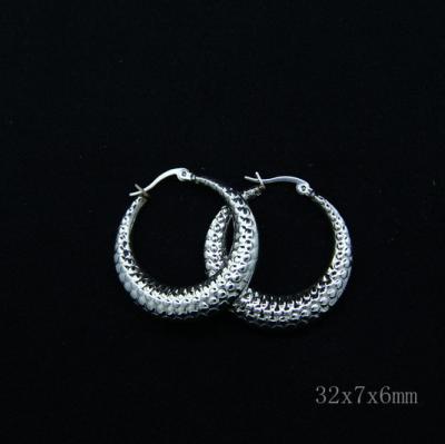 China Classic 316L Stainless Steel Fashion Jewelry Earrings Hoops Earrings LEH87 for sale