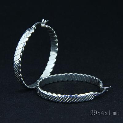 China Classic 316L Stainless Steel Fashion Jewelry Earrings Hoops Earrings LEH177 for sale
