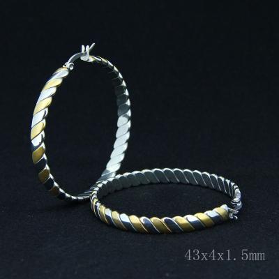 China Classic 316L Stainless Steel Fashion Jewelry Earrings Hoops Earrings LEH178 for sale