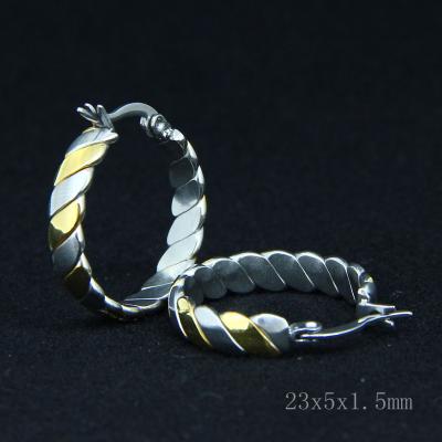 China Classic 316L Stainless Steel Fashion Jewelry Earrings Hoops Earrings LEH176 for sale