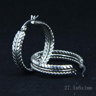China Classic 316L Stainless Steel Fashion Jewelry Earrings Hoops Earrings LEH167 for sale