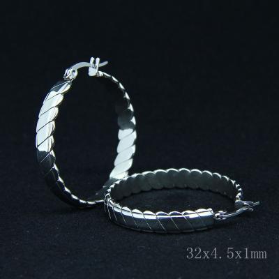 China Classic 316L Stainless Steel Fashion Jewelry Earrings Hoops Earrings LEH171 for sale