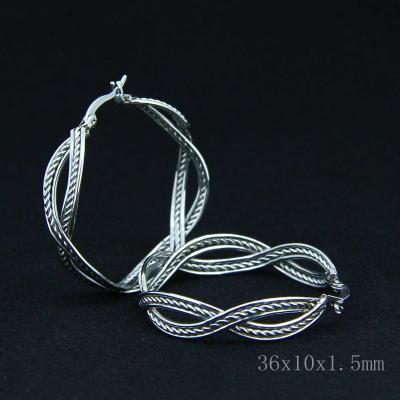 China Classic 316L Stainless Steel Fashion Jewelry Earrings Hoops Earrings LEH163 for sale