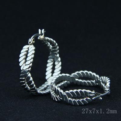 China Classic 316L Stainless Steel Fashion Jewelry Earrings Hoops Earrings LEH161 for sale