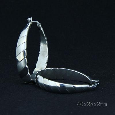 China Classic 316L Stainless Steel Fashion Jewelry Earrings Hoops Earrings LEH160 for sale