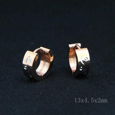 China Classic 316L Stainless Steel Fashion Jewelry Earrings Hoops Earrings LEH155 for sale