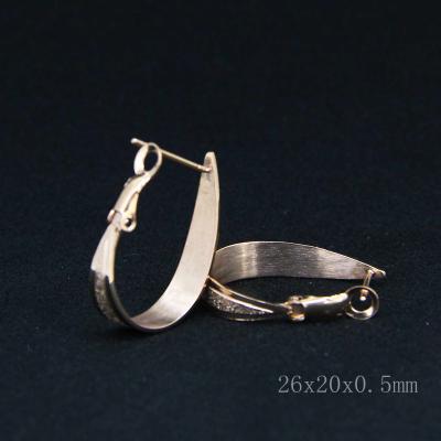 China Classic 316L Stainless Steel Fashion Jewelry Earrings Hoops Earrings LEH153-3 for sale