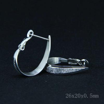 China Classic 316L Stainless Steel Fashion Jewelry Earrings Hoops Earrings LEH153-1 for sale