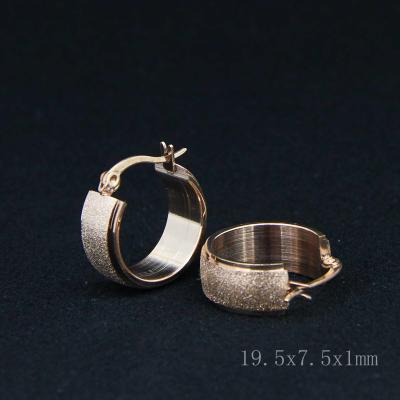 China Classic 316L Stainless Steel Fashion Jewelry Earrings Hoops Earrings LEH151 for sale