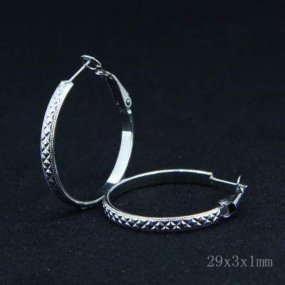 China Classic 316L Stainless Steel Fashion Jewelry Earrings Hoops Earrings LEH140 for sale