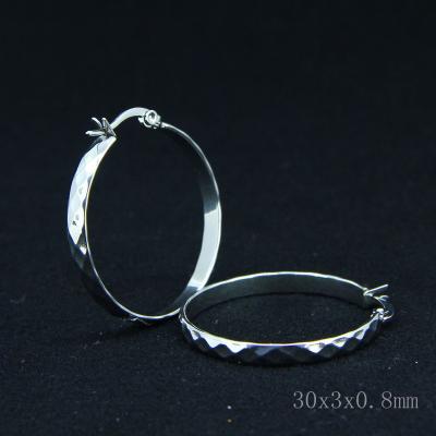 China Classic 316L Stainless Steel Fashion Jewelry Earrings Hoops Earrings LEH143-1 for sale