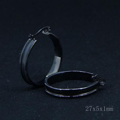 China Classic 316L Stainless Steel Fashion Jewelry Earrings Hoops Earrings LEH141 for sale