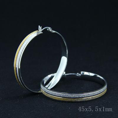 China Classic 316L Stainless Steel Fashion Jewelry Earrings Hoops Earrings LEH139 for sale