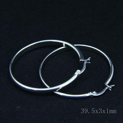 China Classic 316L Stainless Steel Fashion Jewelry Earrings Hoops Earrings LEH138 for sale