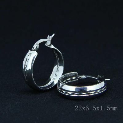 China Classic 316L Stainless Steel Fashion Jewelry Earrings Hoops Earrings LEH135 for sale