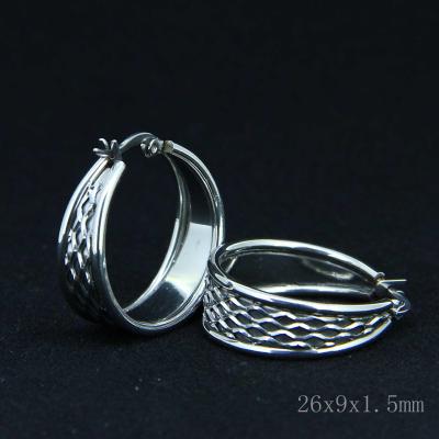 China Classic 316L Stainless Steel Fashion Jewelry Earrings Hoops Earrings LEH132 for sale