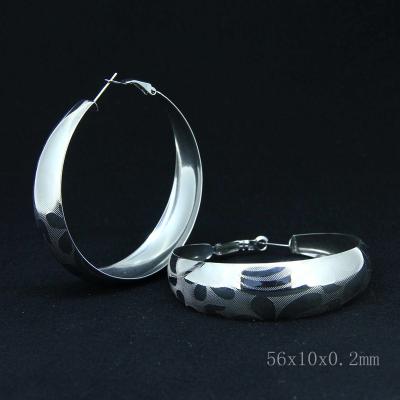 China Classic 316L Stainless Steel Fashion Jewelry Earrings Hoops Earrings LEH116 for sale
