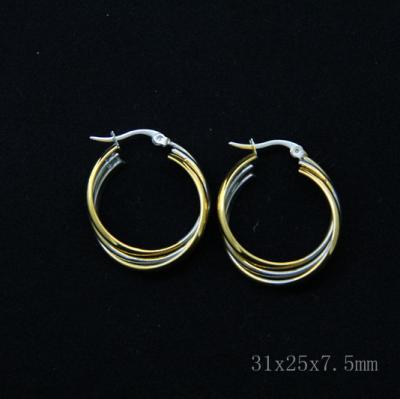 China Classic 316L Stainless Steel Fashion Jewelry Earrings Hoops Earrings LEH119 for sale