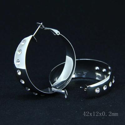China Classic 316L Stainless Steel Fashion Jewelry Earrings Hoops Earrings LEH118-1 for sale