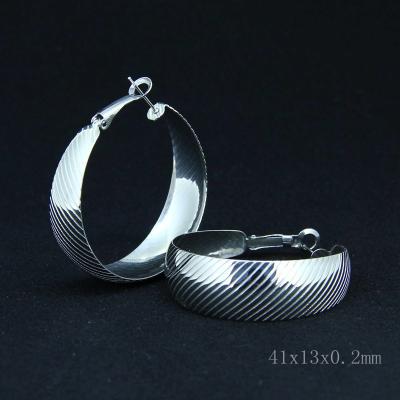 China Classic 316L Stainless Steel Fashion Jewelry Earrings Hoops Earrings LEH117 for sale