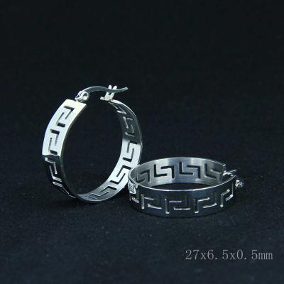 China Classic 316L Stainless Steel Fashion Jewelry Earrings Hoops Earrings LEH111 for sale
