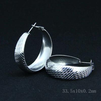 China Classic 316L Stainless Steel Fashion Jewelry Earrings Hoops Earrings LEH114 for sale