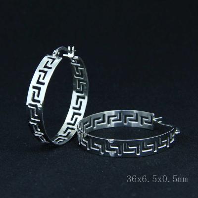 China Classic 316L Stainless Steel Fashion Jewelry Earrings Hoops Earrings LEH112 for sale