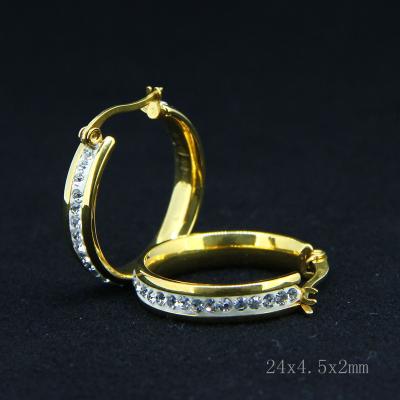 China Classic 316L Stainless Steel Fashion Jewelry Earrings Hoops Earrings LEH181-2 for sale