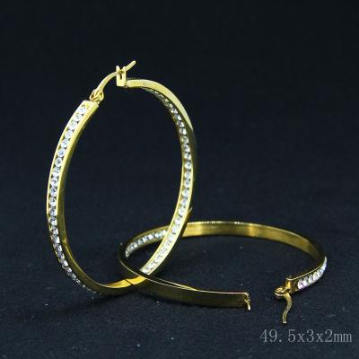 China Classic 316L Stainless Steel Fashion Jewelry Earrings Hoops Earrings LEH186-2 for sale