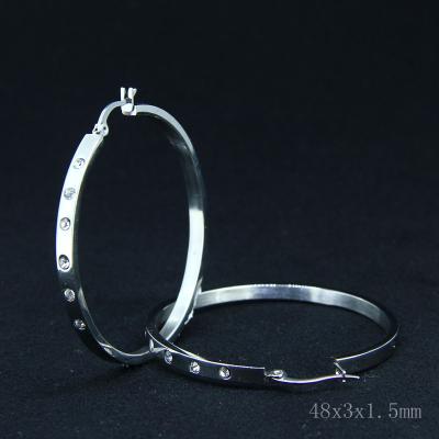 China Classic 316L Stainless Steel Fashion Jewelry Earrings Hoops Earrings LEH188 for sale