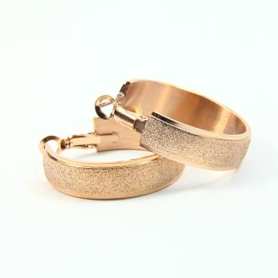 China Classic 316L Stainless Steel Fashion Jewelry Earrings Hoops Earrings LEH152-1 for sale