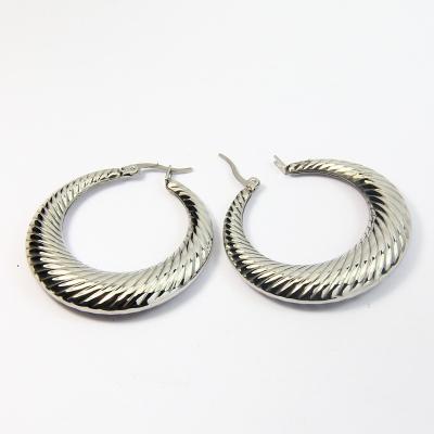 China Classic 316L Stainless Steel Fashion Jewelry Earrings Hoops Earrings LEH220 for sale