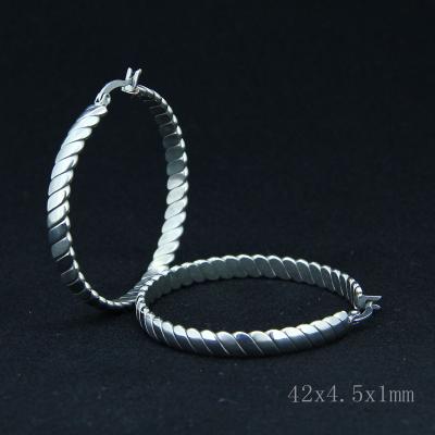 China Classic 316L Stainless Steel Fashion Jewelry Earrings Hoops Earrings LEH172 for sale
