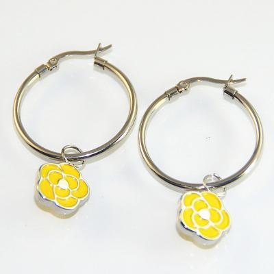 China Classic 316L Stainless Steel Fashion Jewelry Earrings Hoops Earrings LEH196 for sale