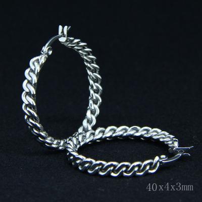 China Classic 316L Stainless Steel Fashion Jewelry Earrings Hoops Earrings LEH175 for sale
