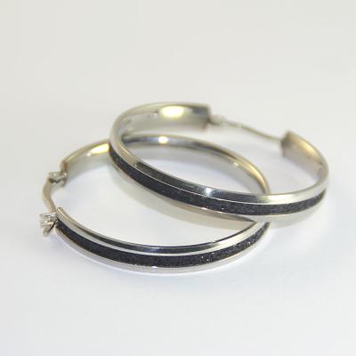 China Classic 316L Stainless Steel Fashion Jewelry Earrings Hoops Earrings LEH216 for sale