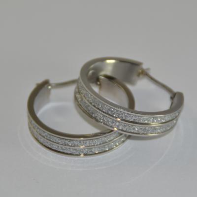China Classic 316L Stainless Steel Fashion Jewelry Earrings Hoops Earrings LEH222-2 for sale