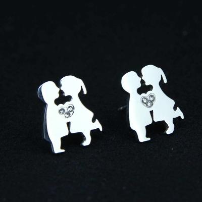 China Classic 316L Stainless Steel Fashion Jewelry Earrings Studs Earrings LES91 for sale