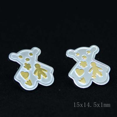 China Classic 316L Stainless Steel Fashion Jewelry Earrings Studs Earrings LES37 for sale
