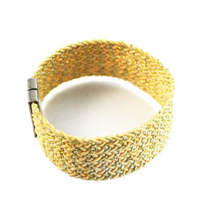 China Europ American Fashion Trendy Stainless Steel Geniune PU Leather Bracelet Bangle LBL219 for sale