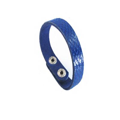 China Europ American Fashion Trendy Stainless Steel Geniune PU Leather Bracelet Bangle LBL224 for sale
