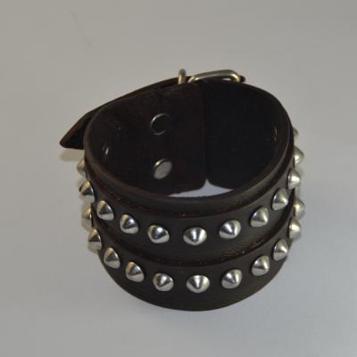 China Europ American Fashion Trendy Stainless Steel Geniune PU Leather Bracelet Bangle LBL238 for sale