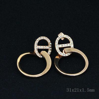 China Classic 316L Stainless Steel Fashion Jewelry Earrings Studs Earrings LES137-2 for sale