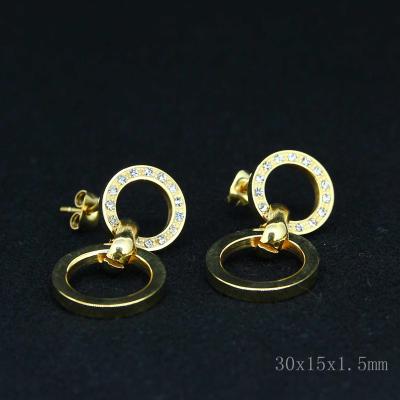 China Classic 316L Stainless Steel Fashion Jewelry Earrings Studs Earrings LES136-2 for sale