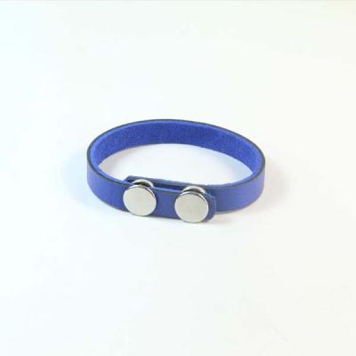 China Europ American Fashion Trendy Stainless Steel Geniune PU Leather Bracelet Bangle LBL277 for sale